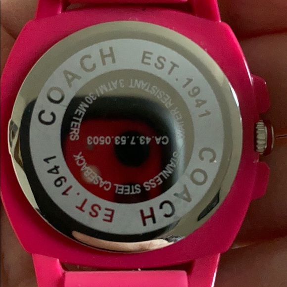Coach | Accessories | Coach Watch Pink And Its Water Resistant | Poshmark